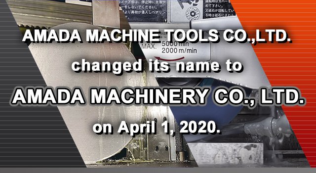 HOME - AMADA MACHINERY CO., LTD.